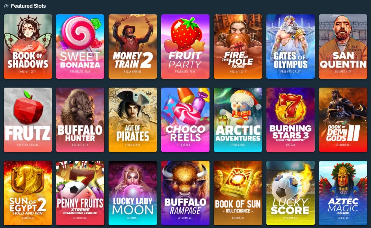 Stake Game Selection - BTCGOSU