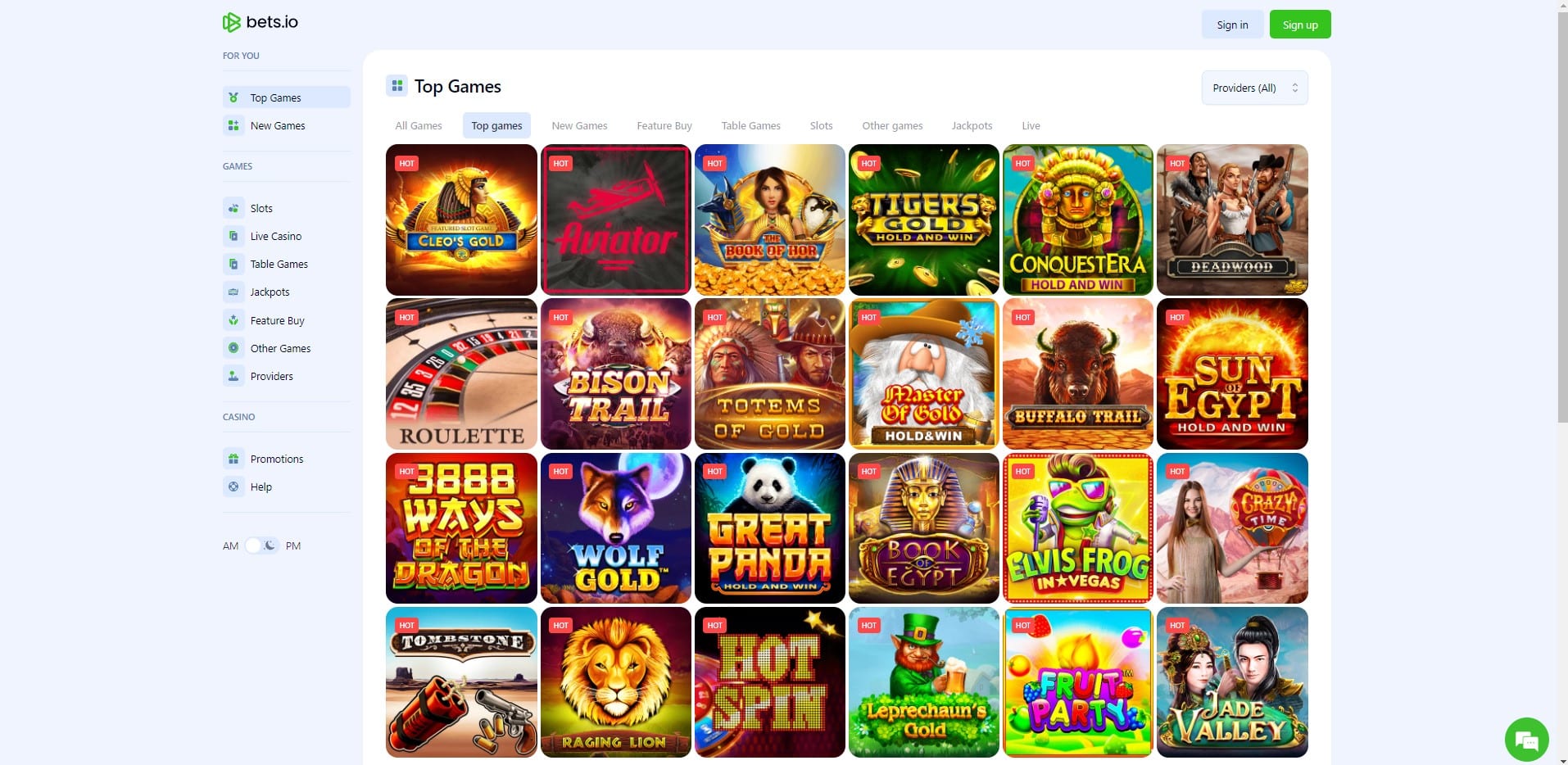 Bets.io Bitcoin Casino Review with 20% Cashback - BTCGOSU